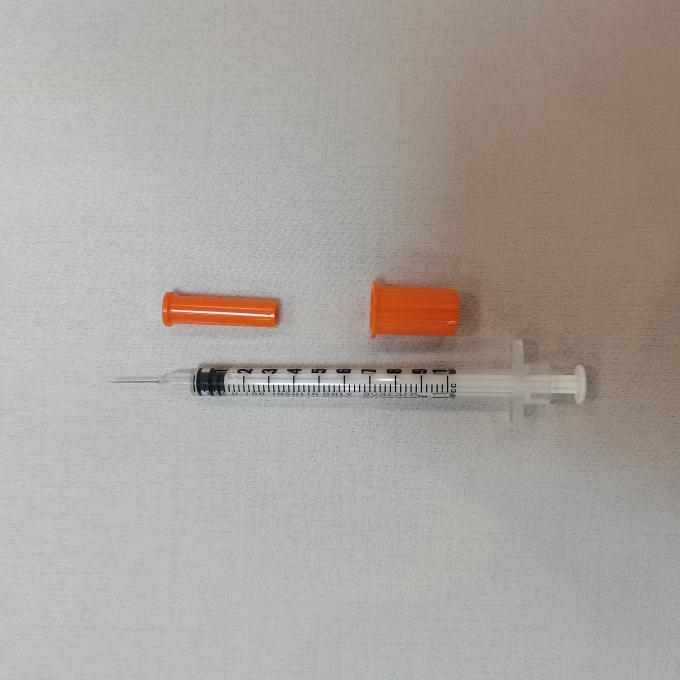 1ml Insulin Injection Syringe With Fixed Needle Concentric 100 Units Or ...