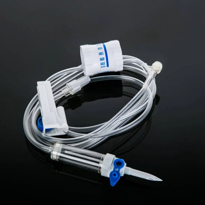 Y Injection Port DEHP Free Disposable Infusion Transfusion Set Flow ...