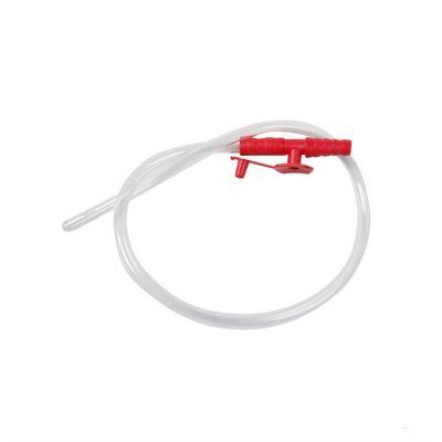 Cap Cone Connector Type PVC Sputum Suction Catheter Tube Fr6-22 Disposable