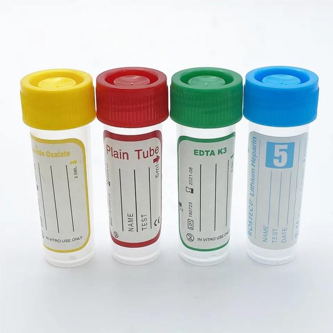 Non Vacuum Blood Tube Sterile Disposable Pediatric Micro Edta Blood ...