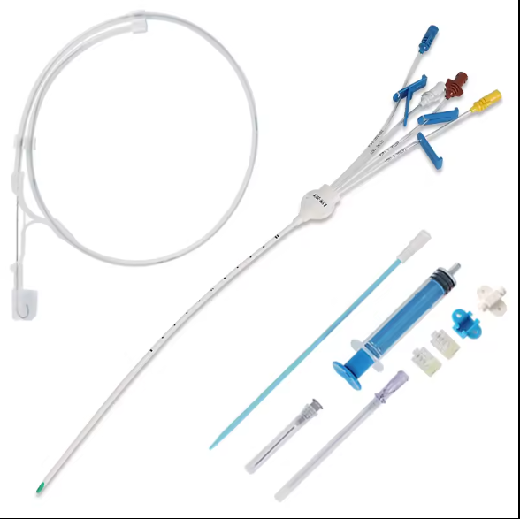 Central Venous Catheter Triple Lumen Medical CVC Kit For Medication ...
