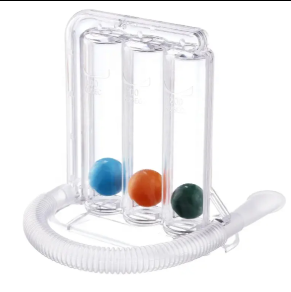 Spirometer Three Ball Lung Exercise Device For Breathing Exerciser ...