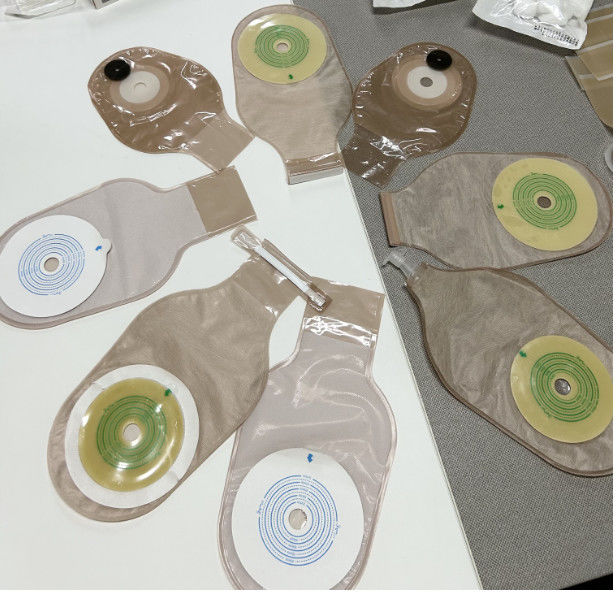 1 Piece Type Colostomy Reusable Ostomy Bag 60mm Different Closures ...