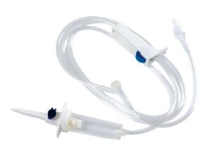 Medical 20 Drops/ml Disposable Infusion Set with Adjustable Flow ...