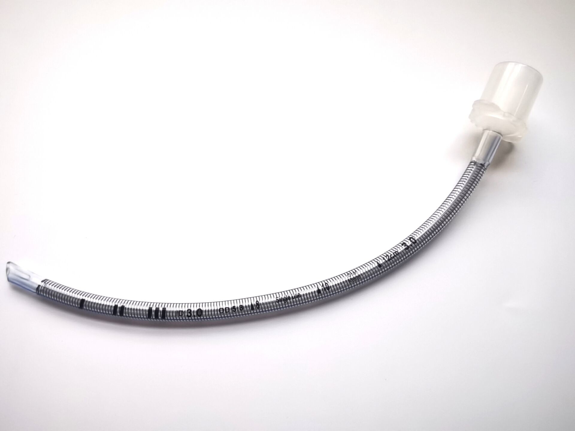 PVC Cuffed Intubation Tube 3.0mm Oral Tracheal Intubation
