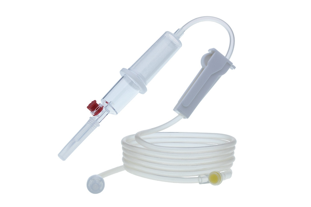 Disposable Blood Transfusion Set With Hypodemic Needle Luer Lock Connector