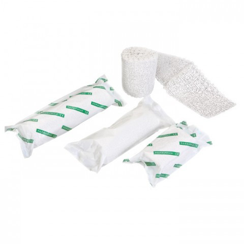 Smooth Fluidified Plaster Of Paris Bandage Rolls Pop Bandage 100mm