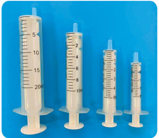 Disposable Sterile Syringes Luer Lock Non Pyrogenic Three Part 10 Ml 20 Ml